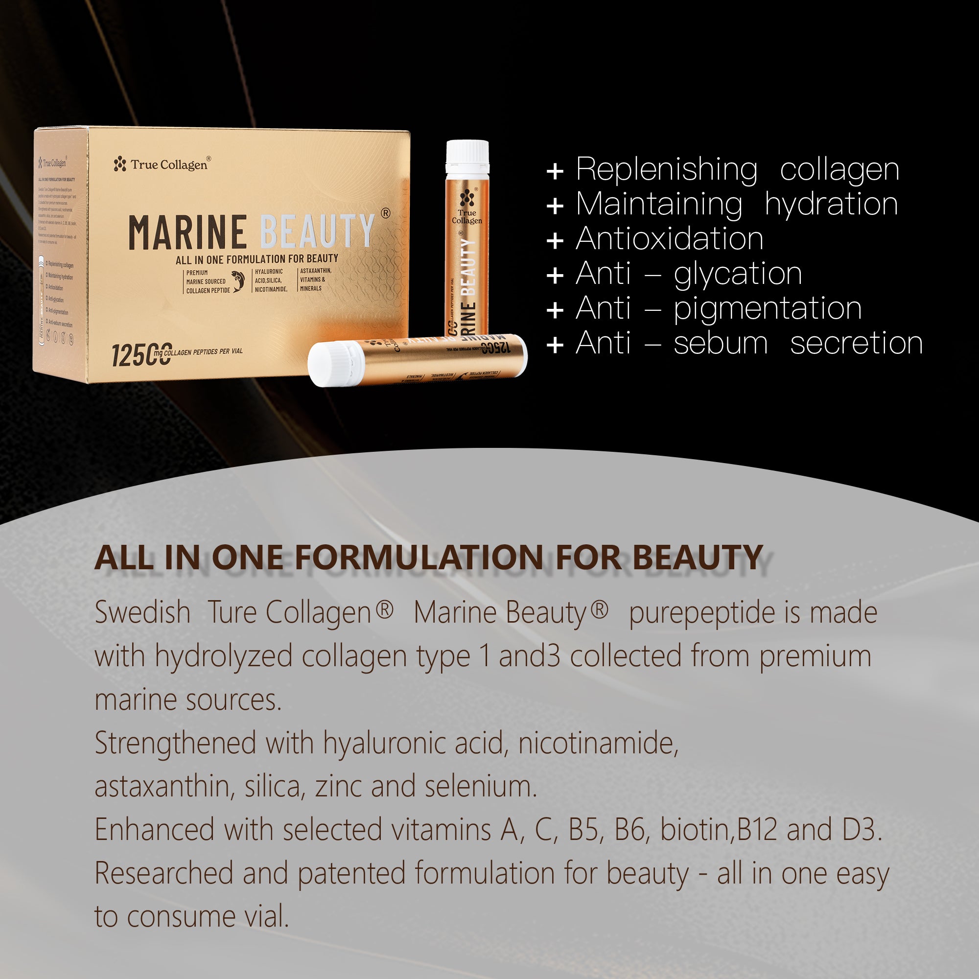 MARINE BEAUTY 12,500 – True Collagen - Stay healthy inside and out